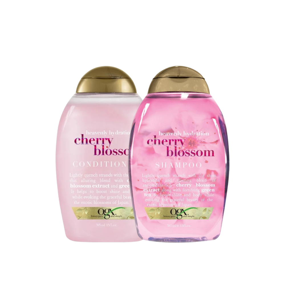 Bộ Gội Xả Chiết Xuất Hoa Anh Đào Cherry Blossom Shampoo & Conditioner (385ml x 2) | Aemi