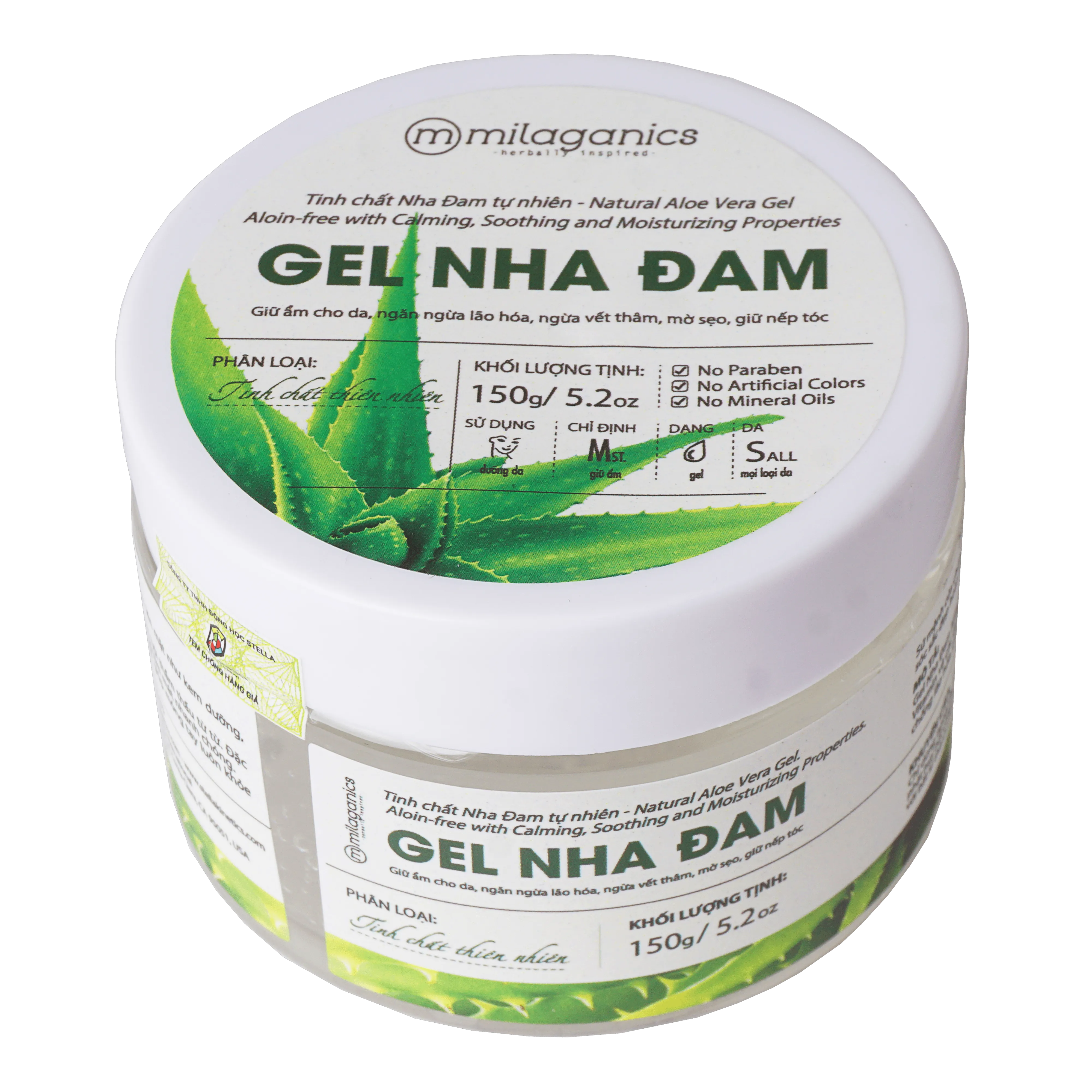 Gel Nha Đam Dưỡng Ẩm & Làm Mềm Da 98% Aloe Vera Gel 150ml | Aemi