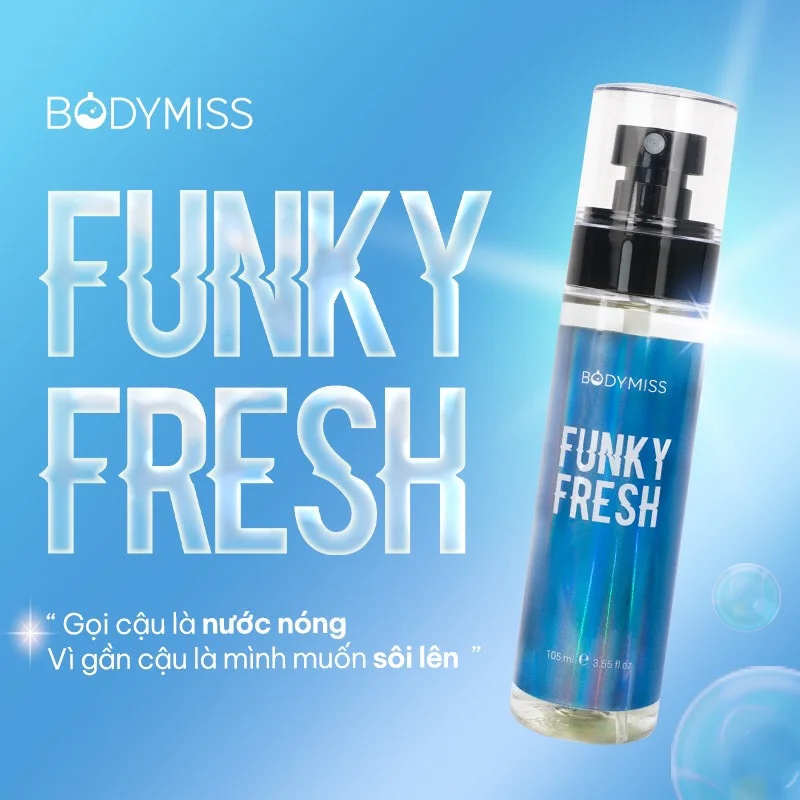 Xịt Thơm Toàn Thân Funky Fresh Body Mist 105ml | Aemi