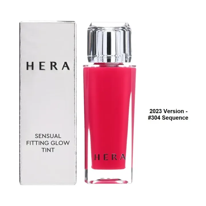Son Kem Bóng Hera Sensual Fitting Glow Tint 304 Sequence (Màu Đỏ Dưa Hấu) | Aemi