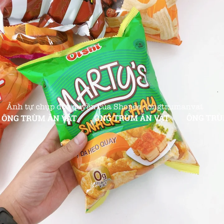 Bim Bim Oishi Đủ Vị, Hàng chính hãng - Da heo - 32g | Aemi